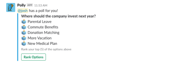 Picking favorites: ranking and point allocation polls are here!