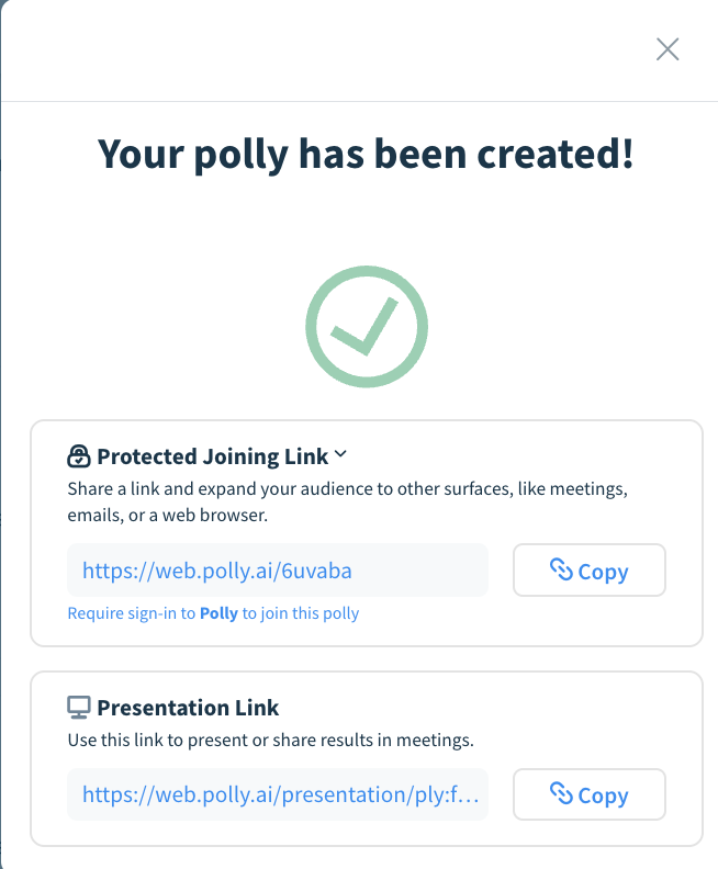 Polly Presentation View