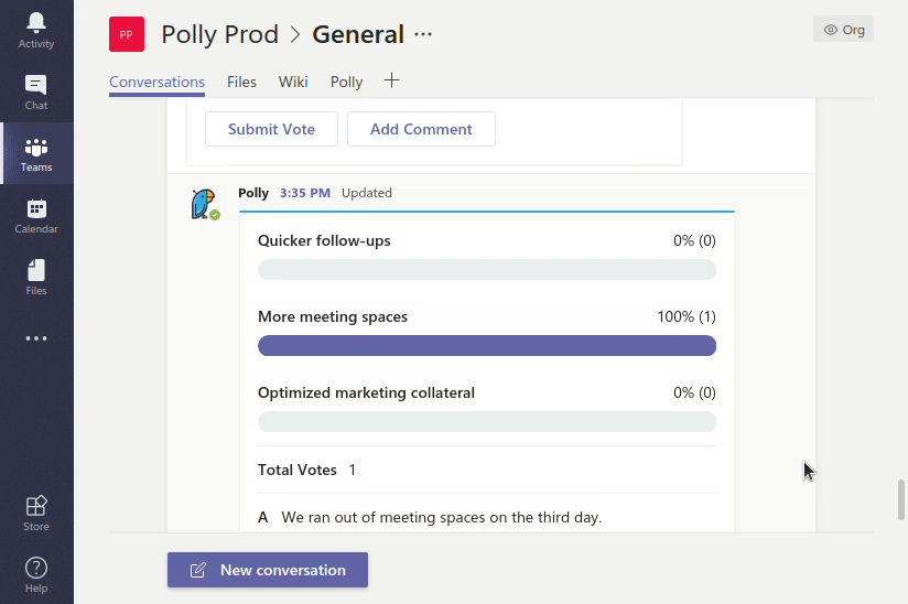 Polls and Surveys for Microsoft Teams | Polly