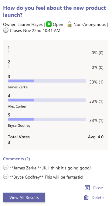 Responding to a polly