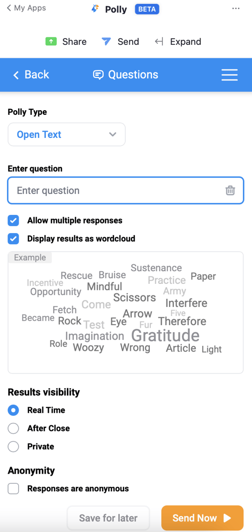 Using Polly in Zoom Meetings