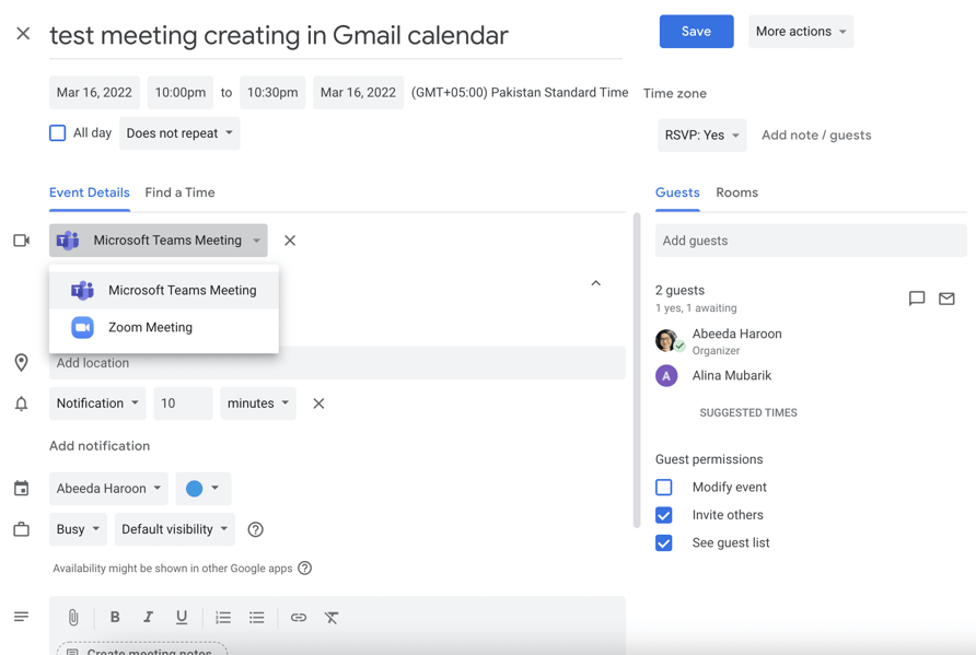 Setting up Pollys in advance for your Teams Meeting