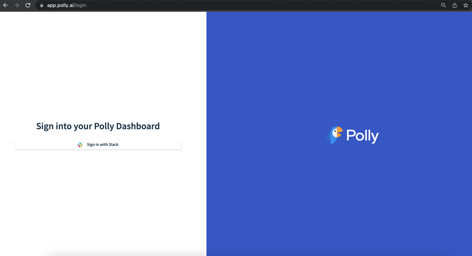 How to Login to the Polly Web Dashboard