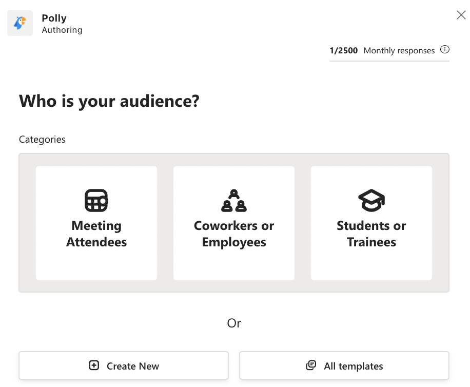 Creating Pollys in Teams