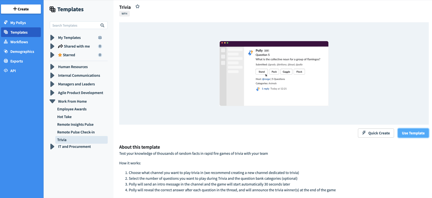 Polly Trivia Quickstart Guide