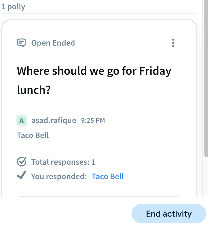 Polly For Google Meet Quick Start Guide
