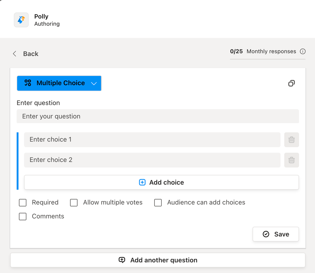 Creating Pollys in Teams