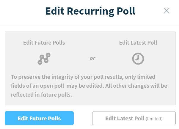 Editing a published Polly