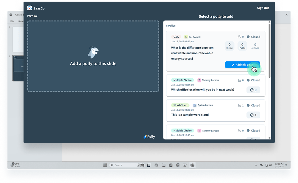 Polly and PowerPoint | A better presentation experience