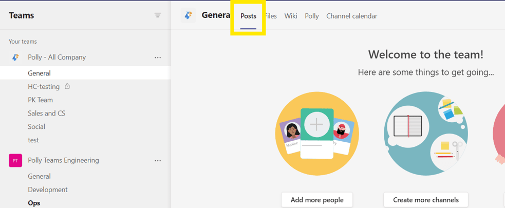 Installing Polly in Teams