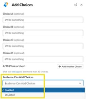 Creating Pollys in Slack